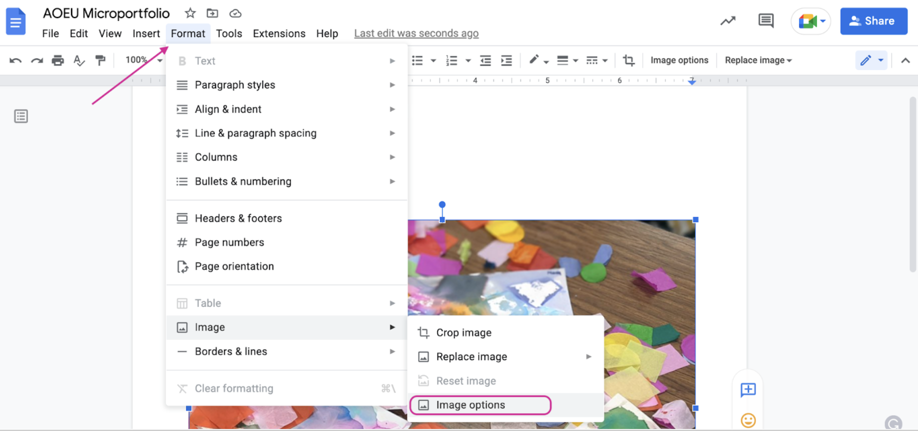 How to Compile a Document with Multiple Images and Text