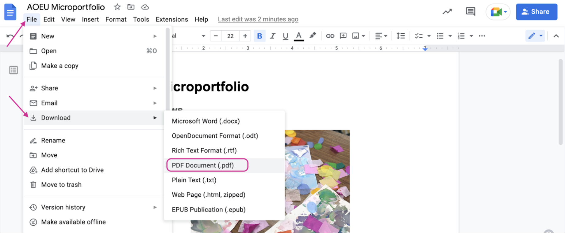 How to Compile a Document with Multiple Images and Text