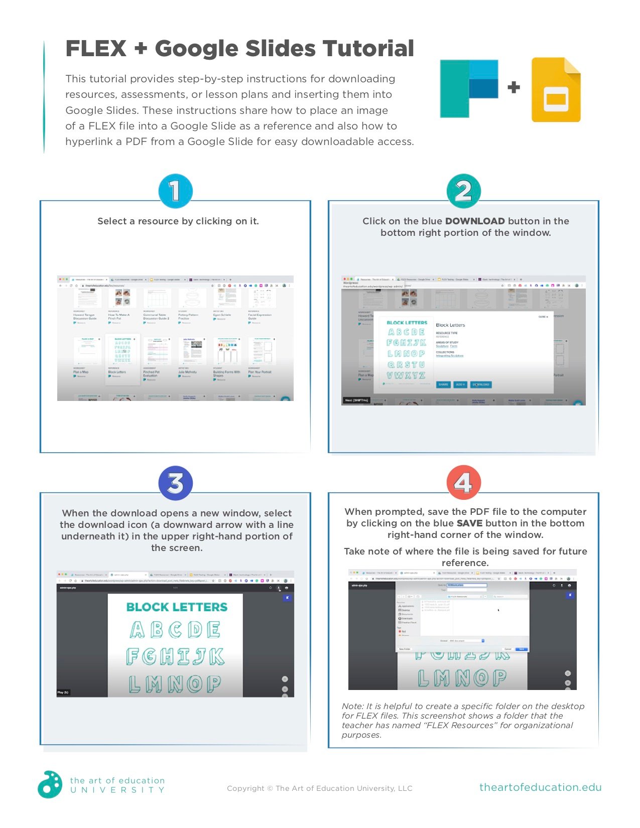 How to Use FLEX With Google Slides
