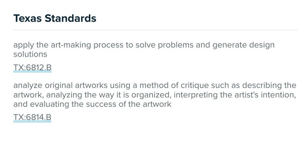 TEKS Breakdown in FLEX