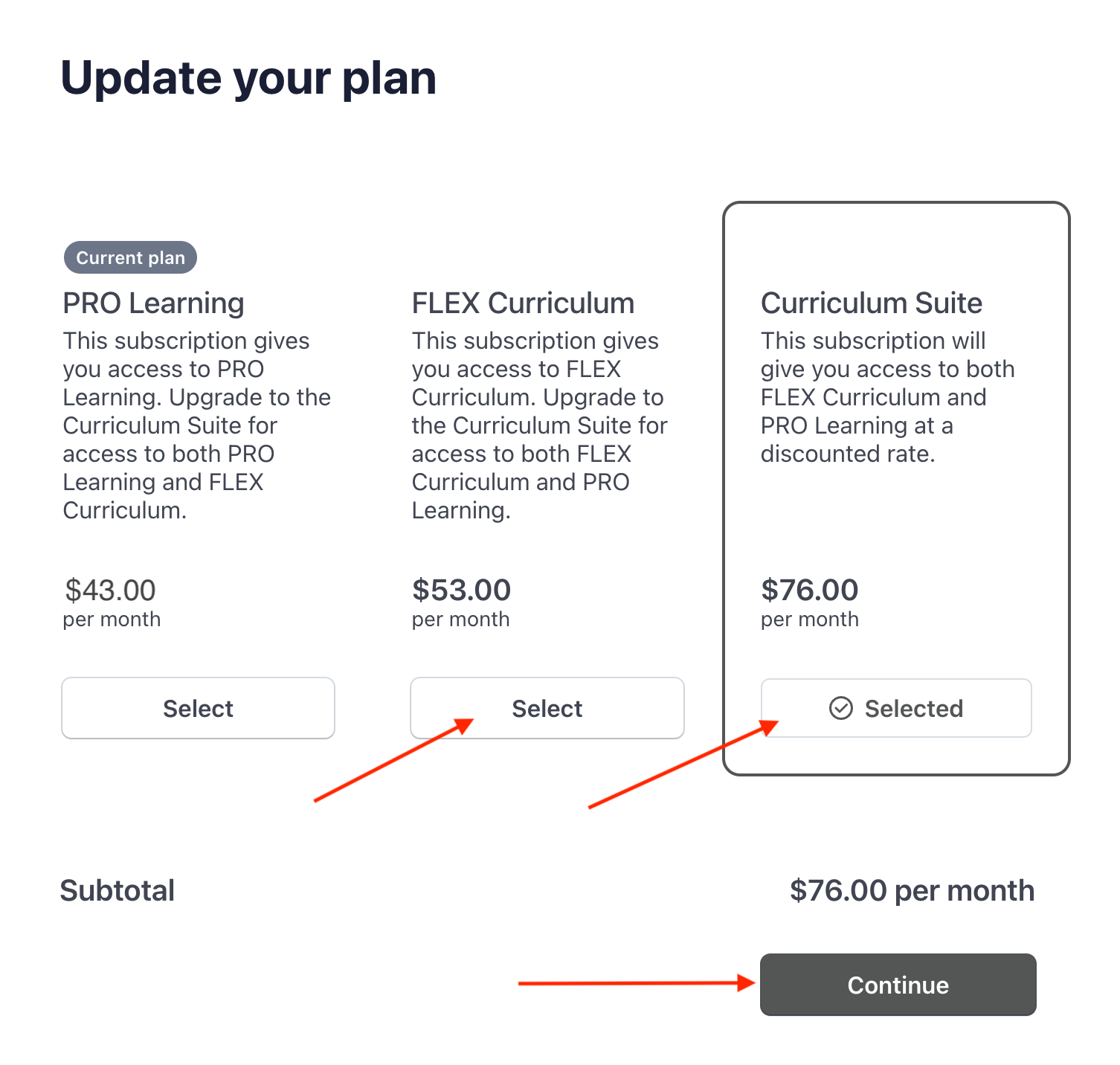 How to Adjust Your Subscription