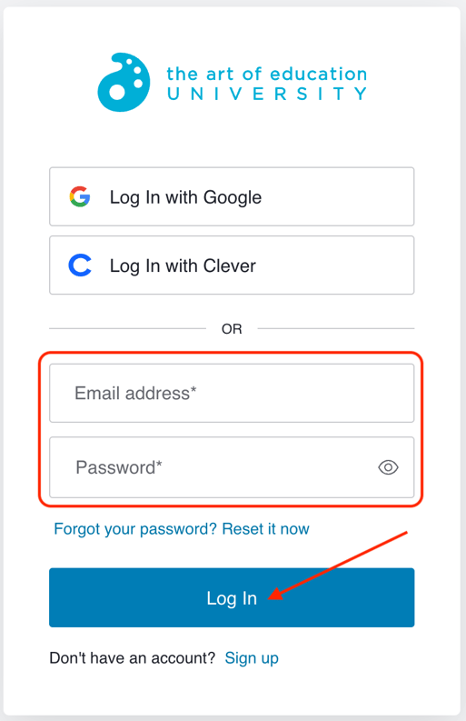 How to Log In to Your AOE Account