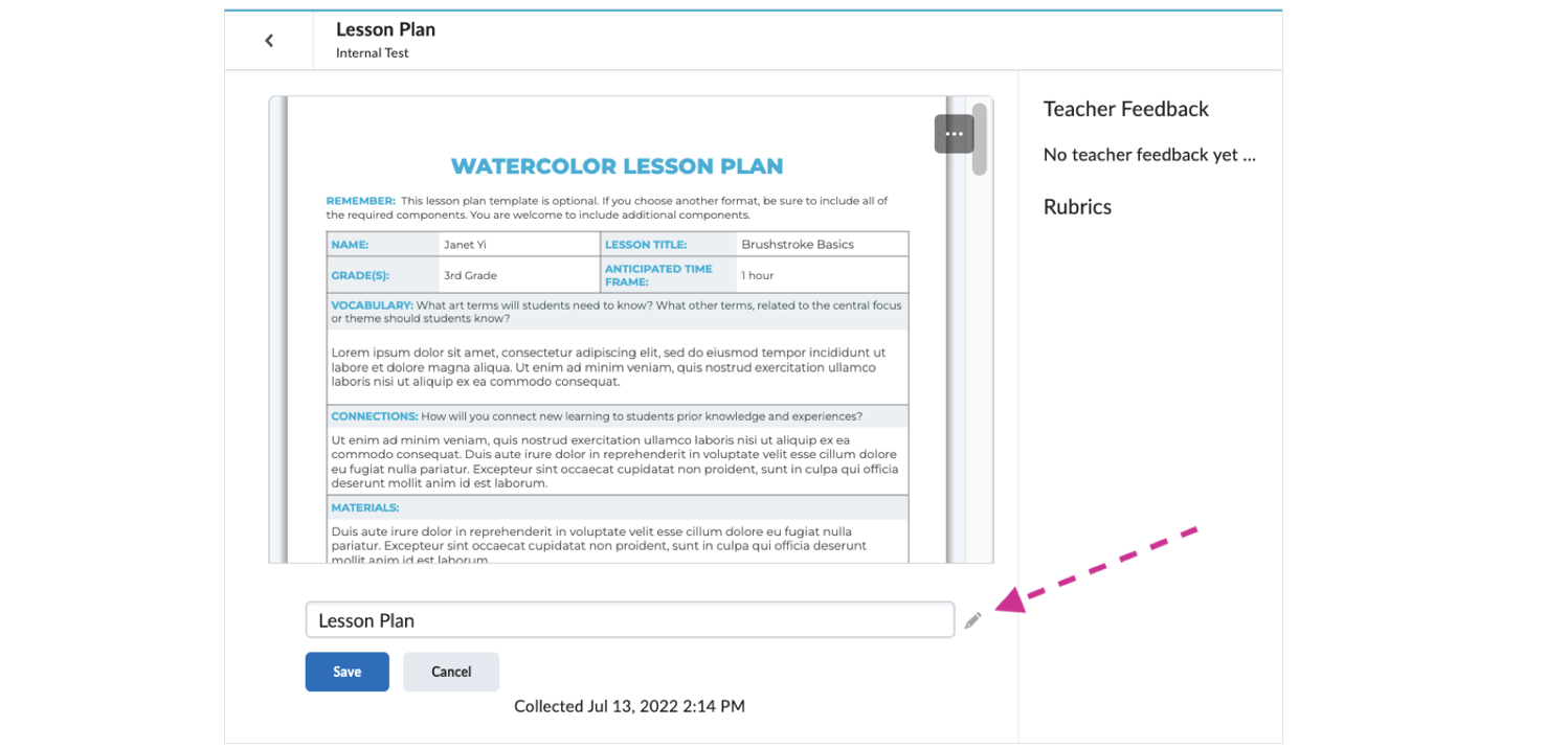 Using the Brightspace Portfolio Tool